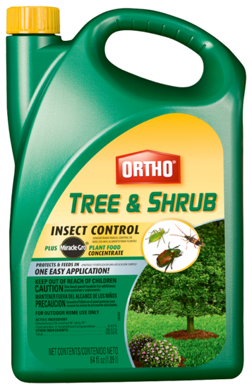 ORTHO® TREE & SHRUB INSECT CONTROL PLUS MIRACLE-GRO® PLANT FOOD ...